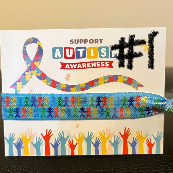 Jewelry | Autism Awareness Ribbon Bracelethair Ties 6 To Choose From ...